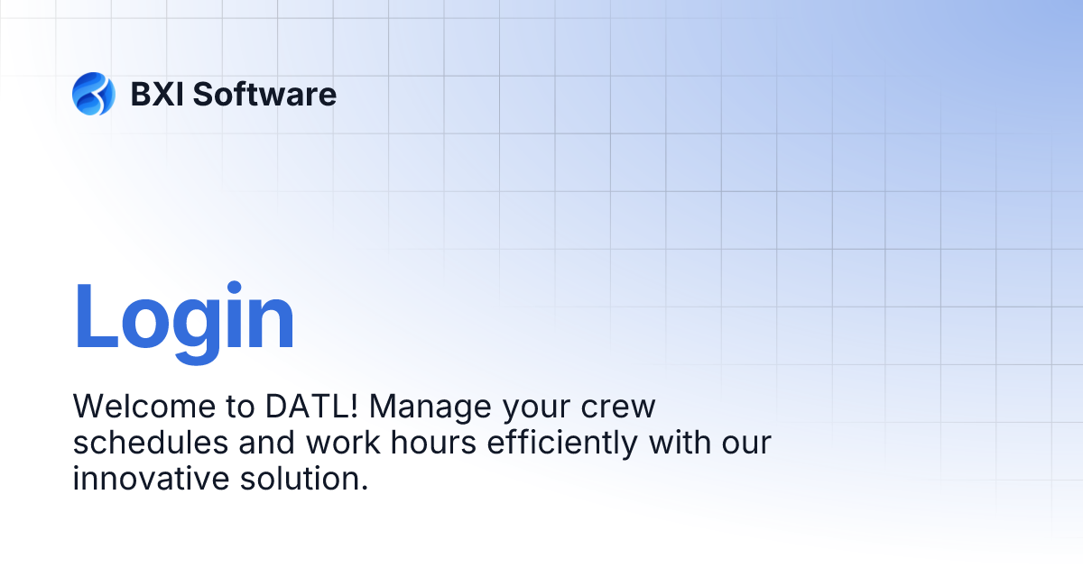 Login | BXI Software